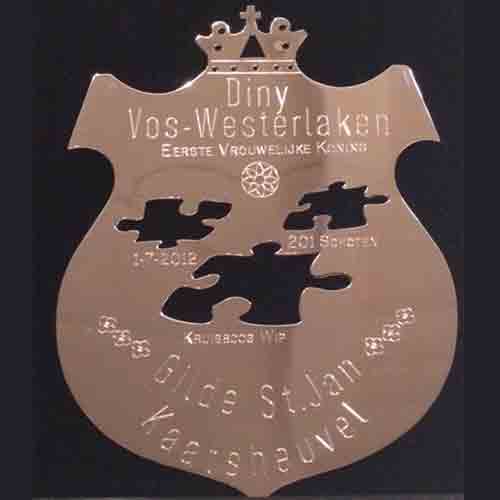 Gildeschild laten maken | Goudsmid Sylvester Andriessen Heusden